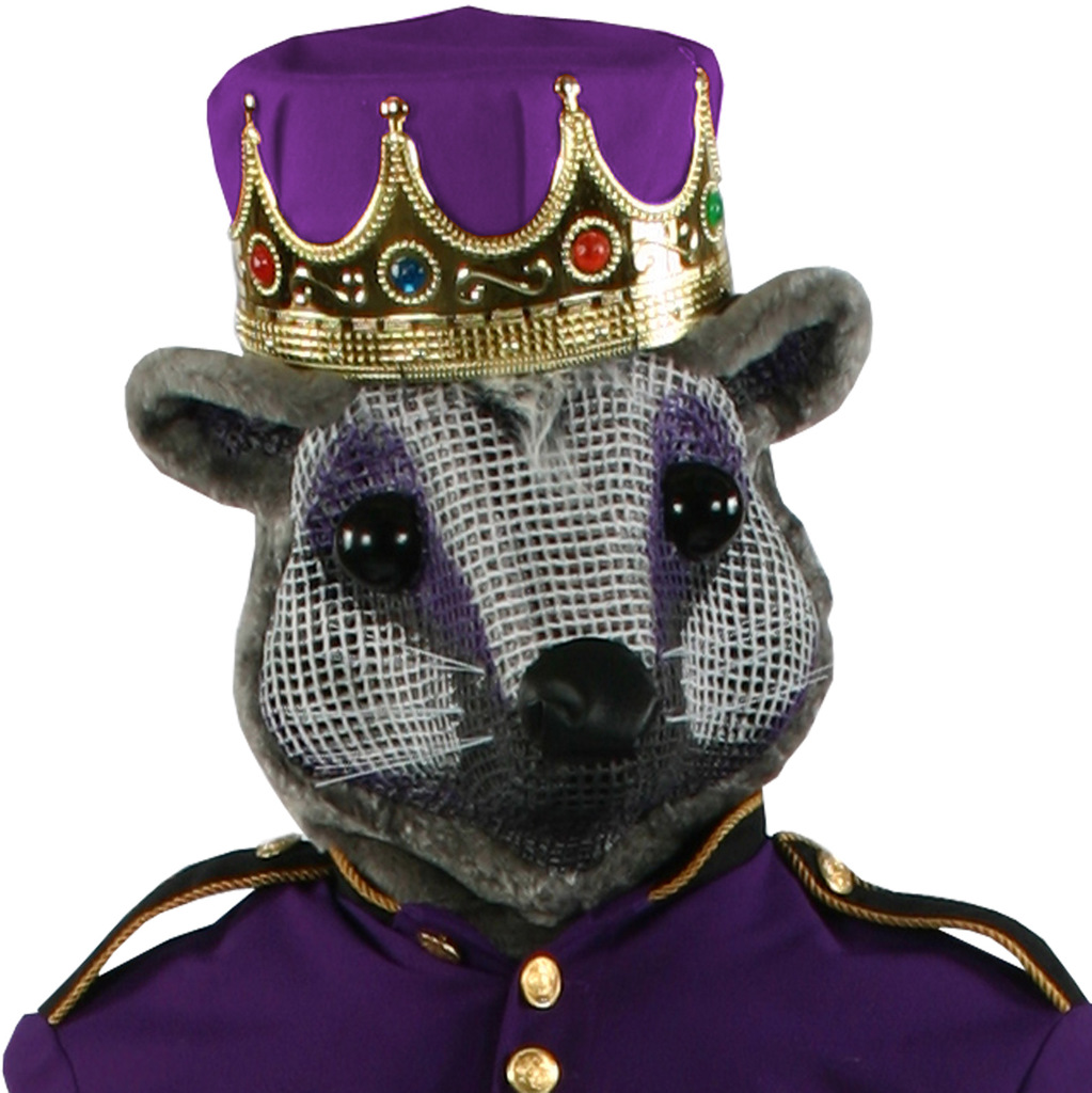 Mouse King Head W Purple Crown | Pixolith