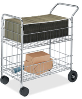Mail Cart,holds 150 Ltr/lgl Fldrs,21-1/2″x37-1/2″x39-1/2″,ce. 1 Ea/ct ...