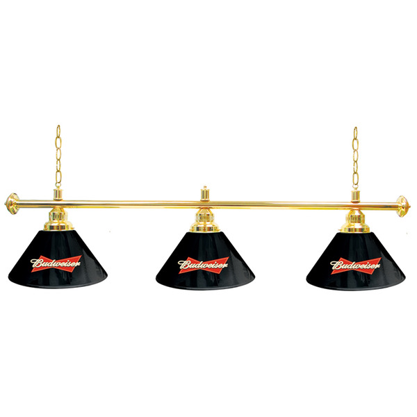 Budweiser 3 Shade Lamp Billiard Pool Table Light | Feedworks