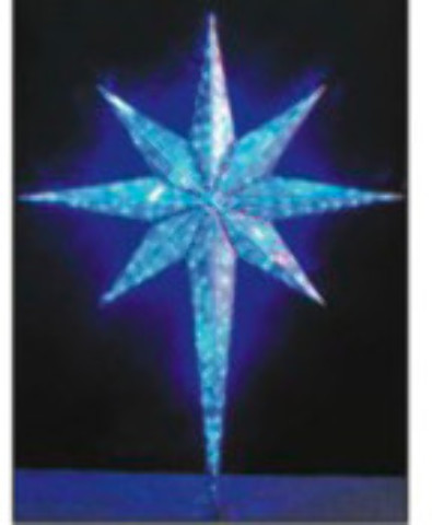 4′ Blue Led Bethlehem Star | Pixolith